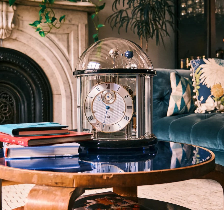 Hermle Tellurium II Mechanical Clock | Table Clock Made in Germany ...