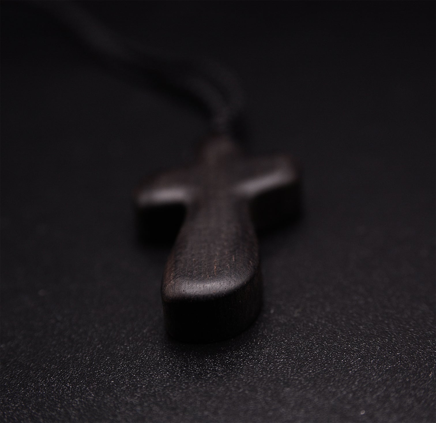 Handmade Nightfall Black Wooden Cross Necklace for Men | Urban Designer ...