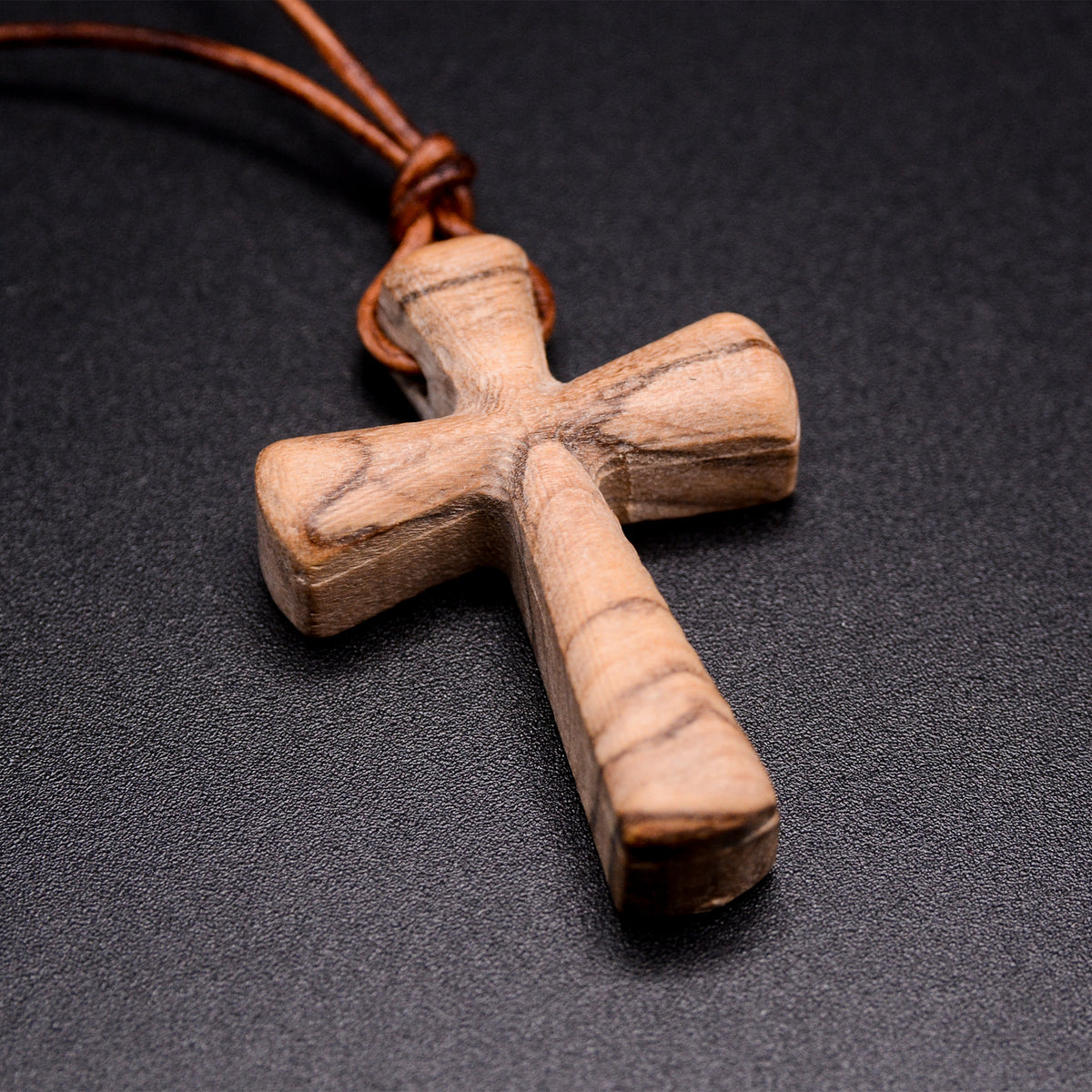 Handmade Evergreen Olive Wooden Cross Necklace for Men | Urban Designer ...