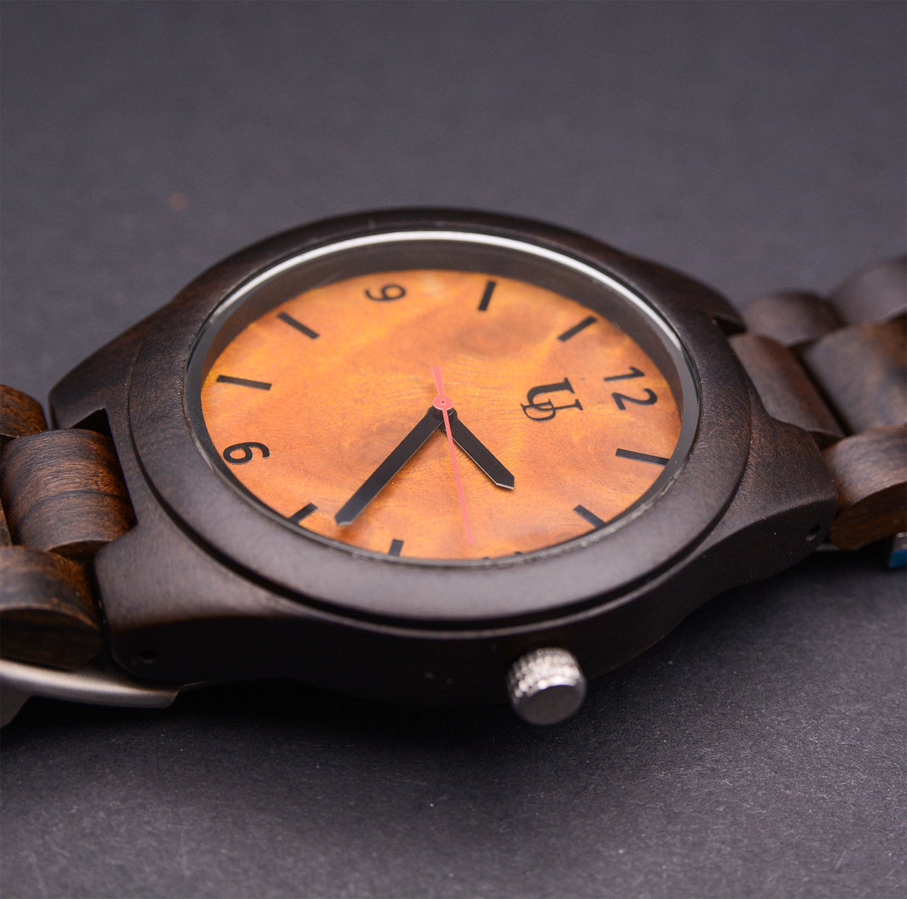 Anniversary Gifts for Him: Volcano Dark Wooden Watches For Men, Watches ...