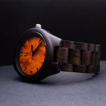 Anniversary Gifts for Him: Volcano Dark Wooden Watches For Men, Watches ...