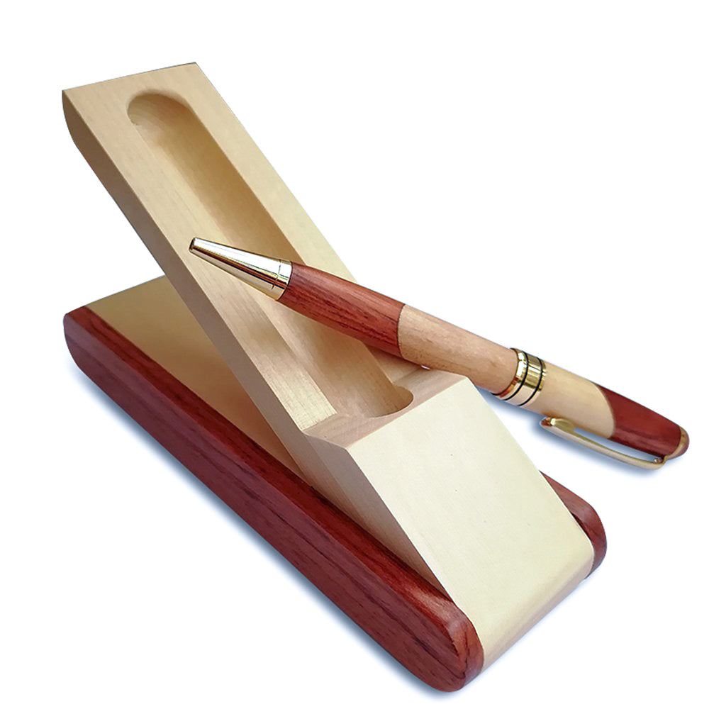Wooden Ballpoint Pen With Pen Case Display – Urban Designer Inc